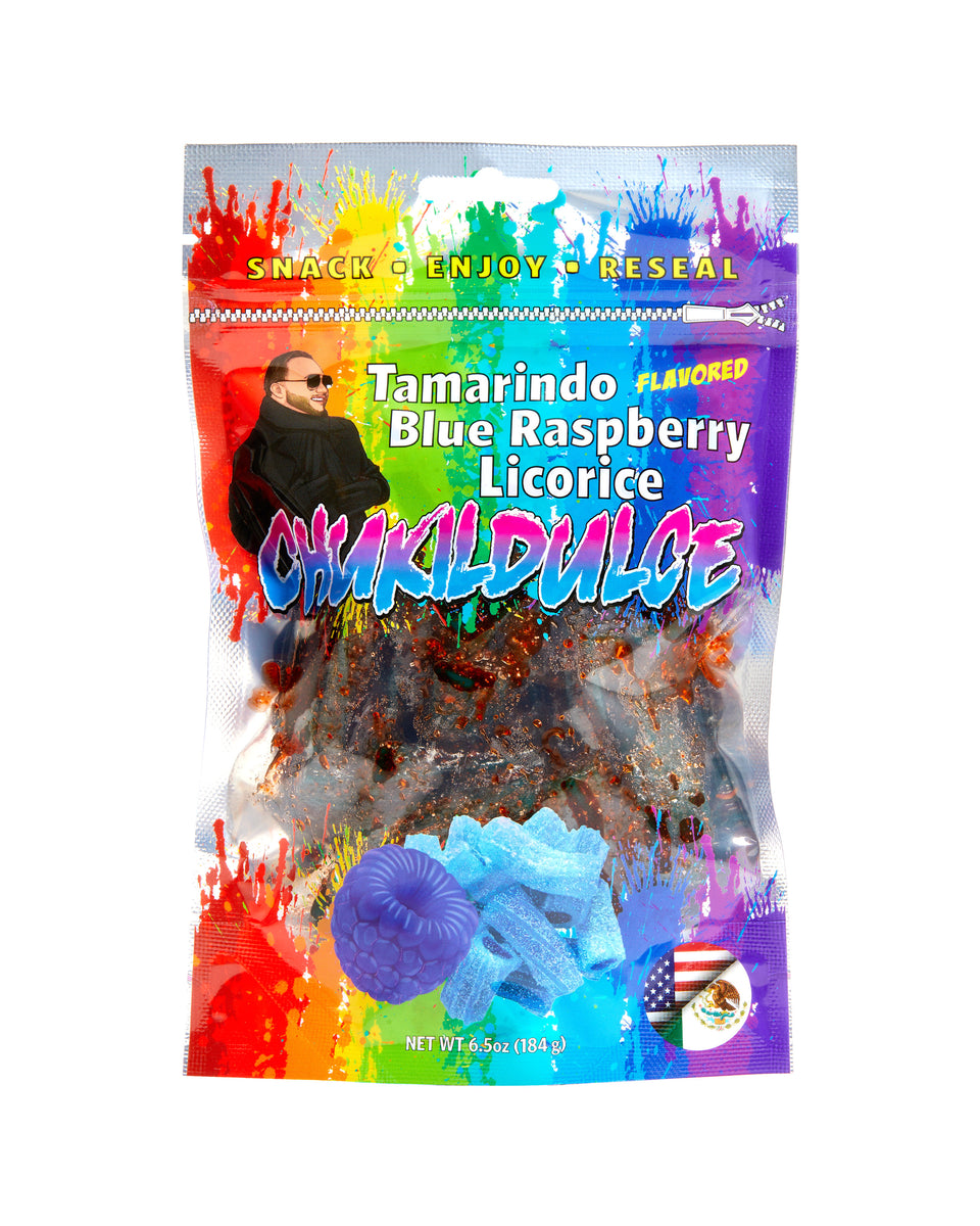 Blue Raspberry Filled Licorice – Chukilada